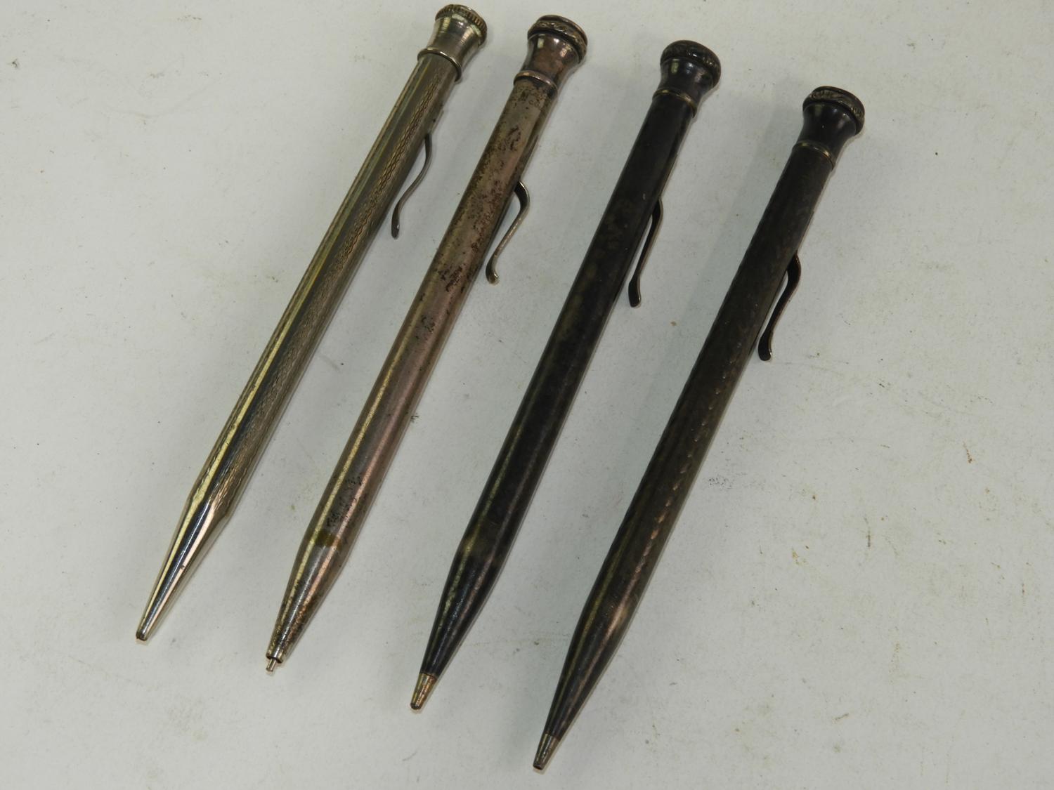 Murrays Auctioneers - Lot 140: 4 Victorian pencils Murrays Auctioneers - Lot 140: 4 Victorian pencils