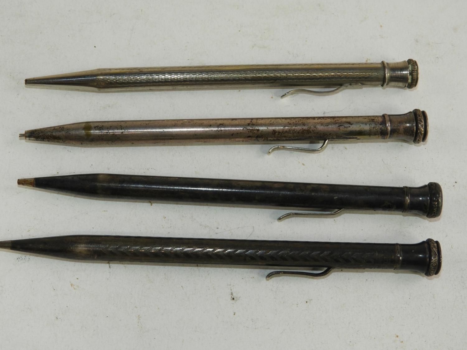 Murrays Auctioneers - Lot 140: 4 Victorian pencils Murrays Auctioneers - Lot 140: 4 Victorian pencils