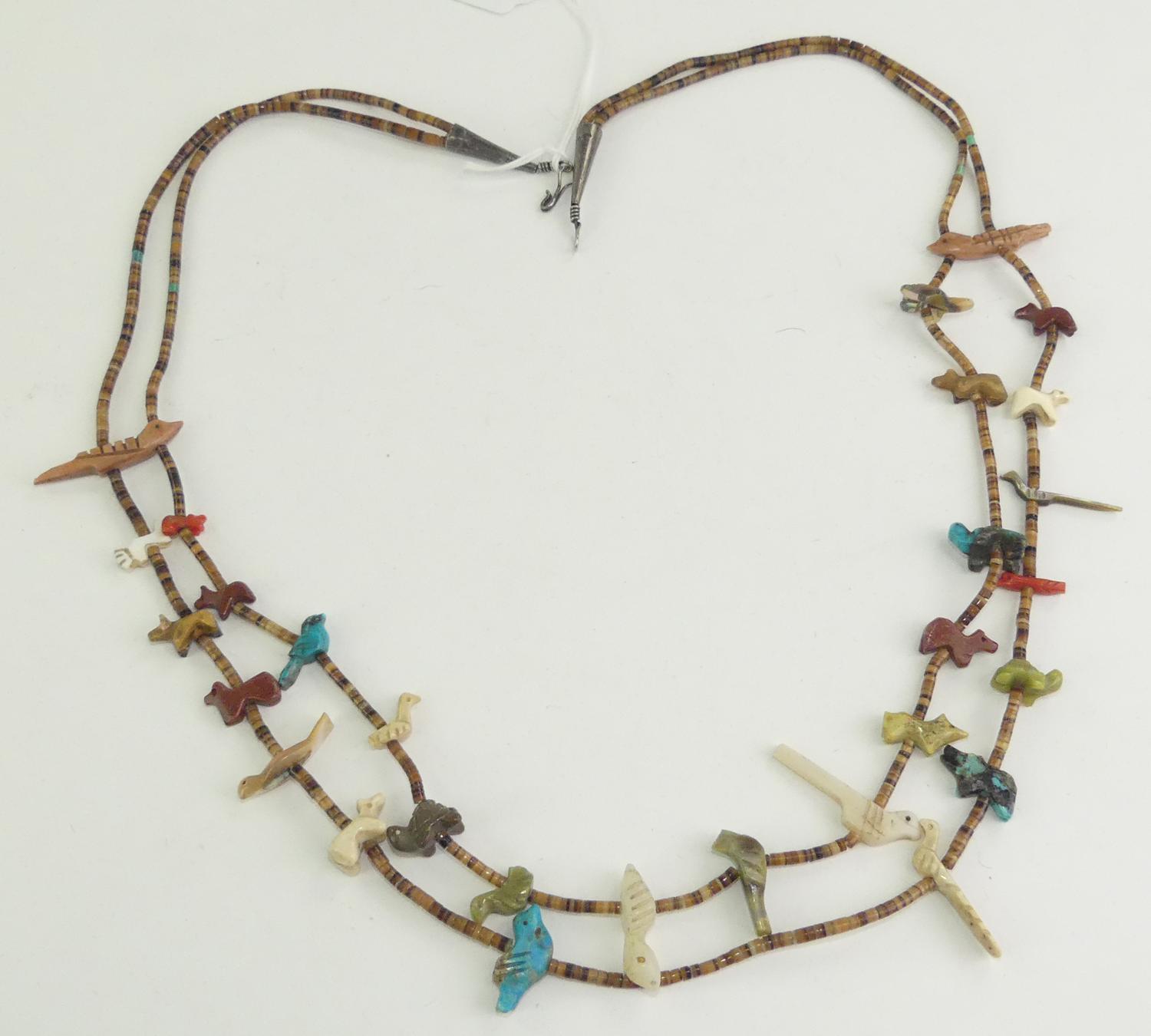 Murrays Auctioneers - Lot 104: Vintage Hopi carved colored stone Fetish ...